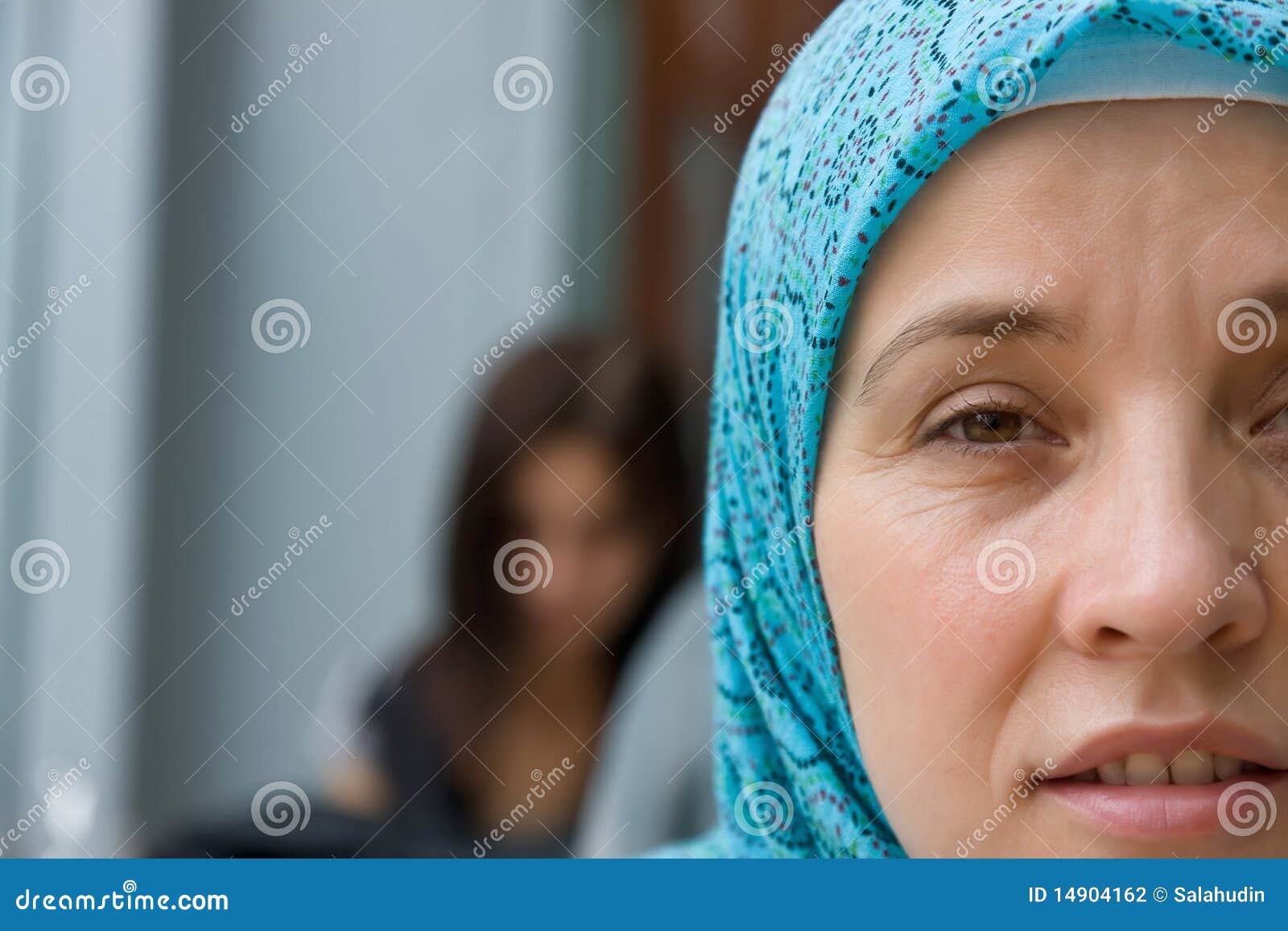 Moslemische Islamische Frau Stockfoto - Bild von halb, moslems: 14904162