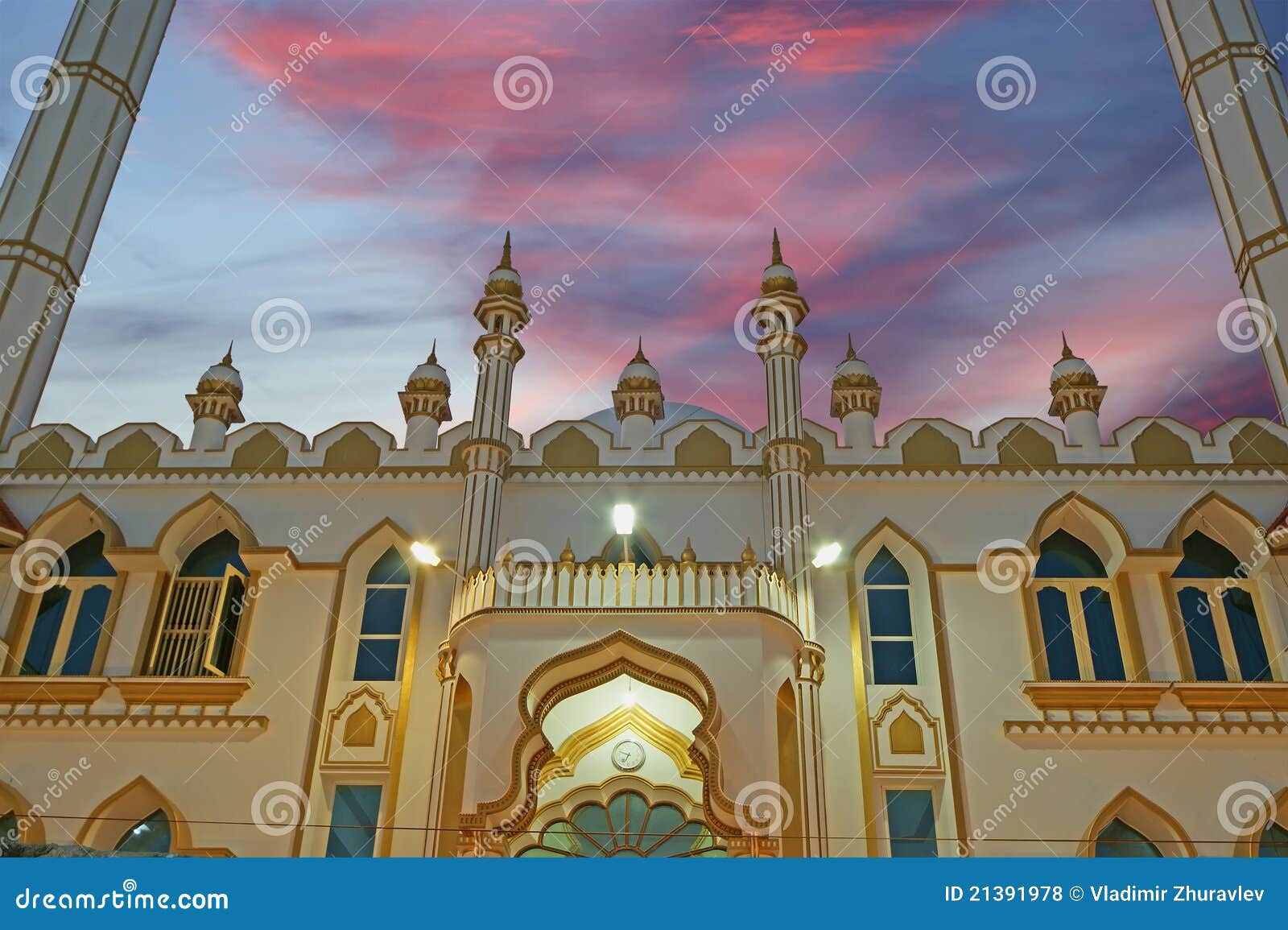 Moslim (Arabische) Moskee, Kovalam, Kerala, India Stock Foto - Image of ...