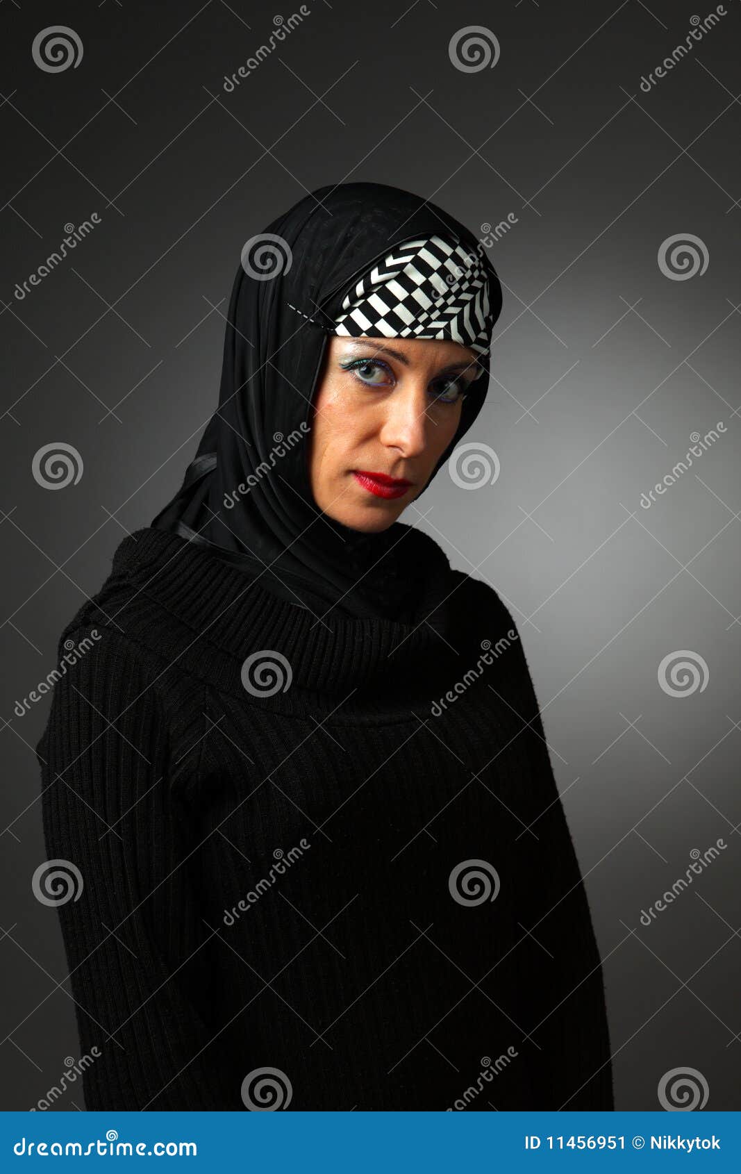 Moslim vrouw stock afbeelding. Image of cultureel, marokkaans - 11456951