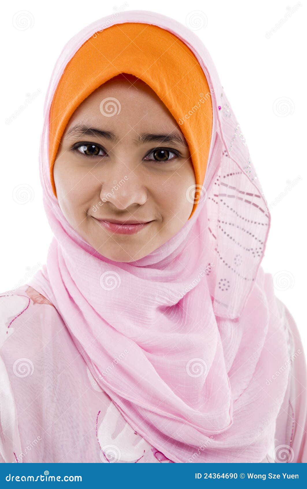 Moslim vrouw stock foto. Image of wijfje, gelukkig, moslim - 24364690