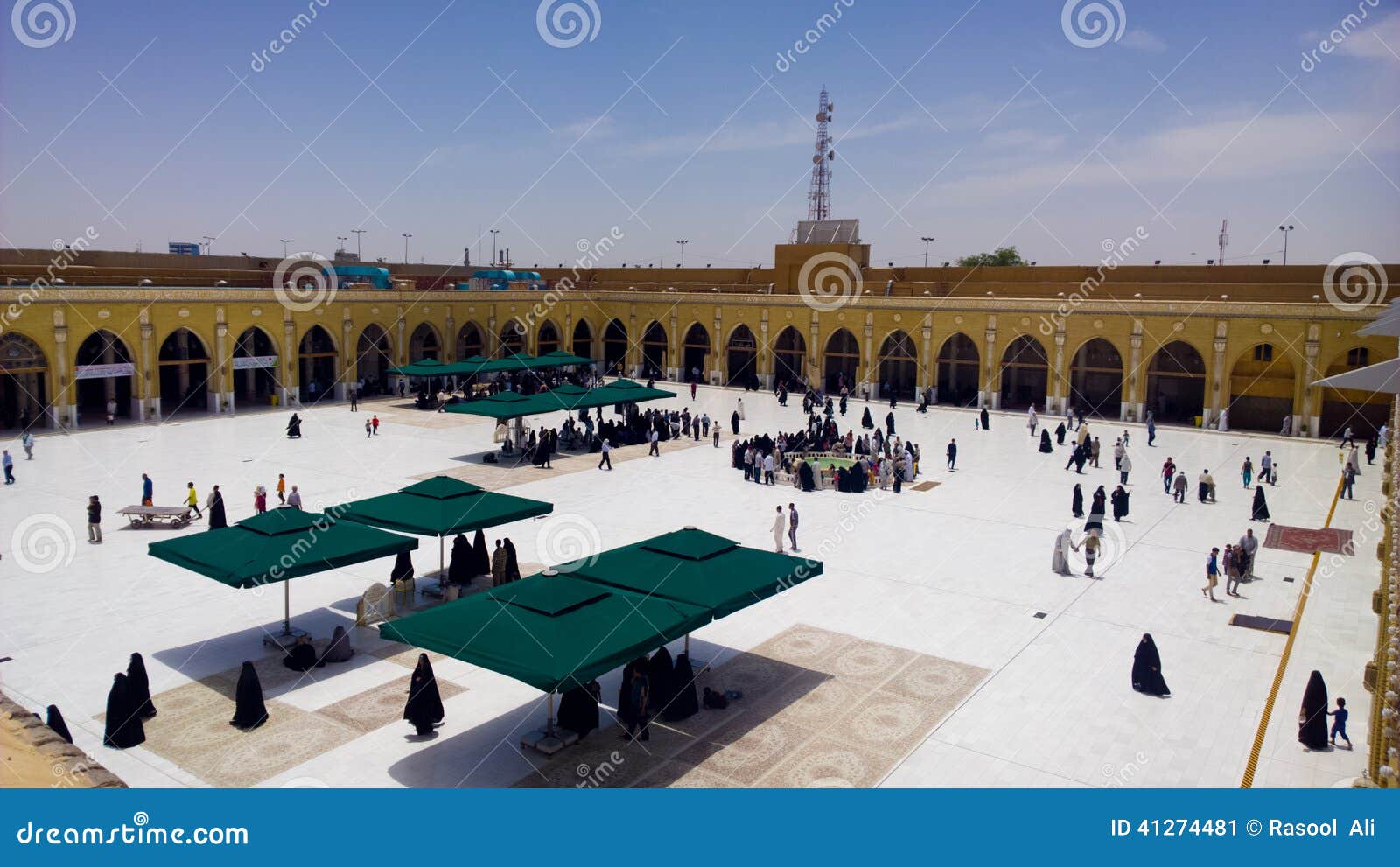 Mosquée de Koufa photo éditorial. Image du imam, irak - 41274481