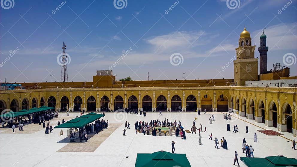 Mosquée de Koufa image stock éditorial. Image du hussein - 41274699