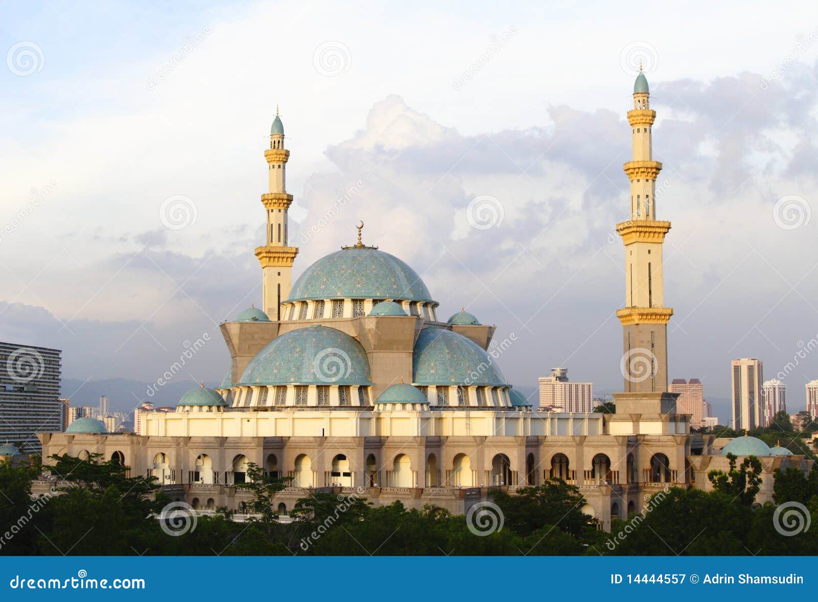 Mosque stock image. Image of place, religion, landmark - 14444557