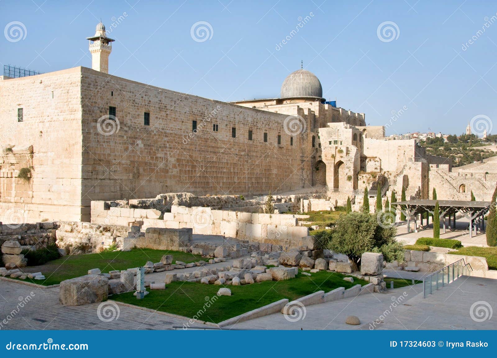 Mosque Al-Aqsa stock image. Image of city, muhammad, pave - 17324603