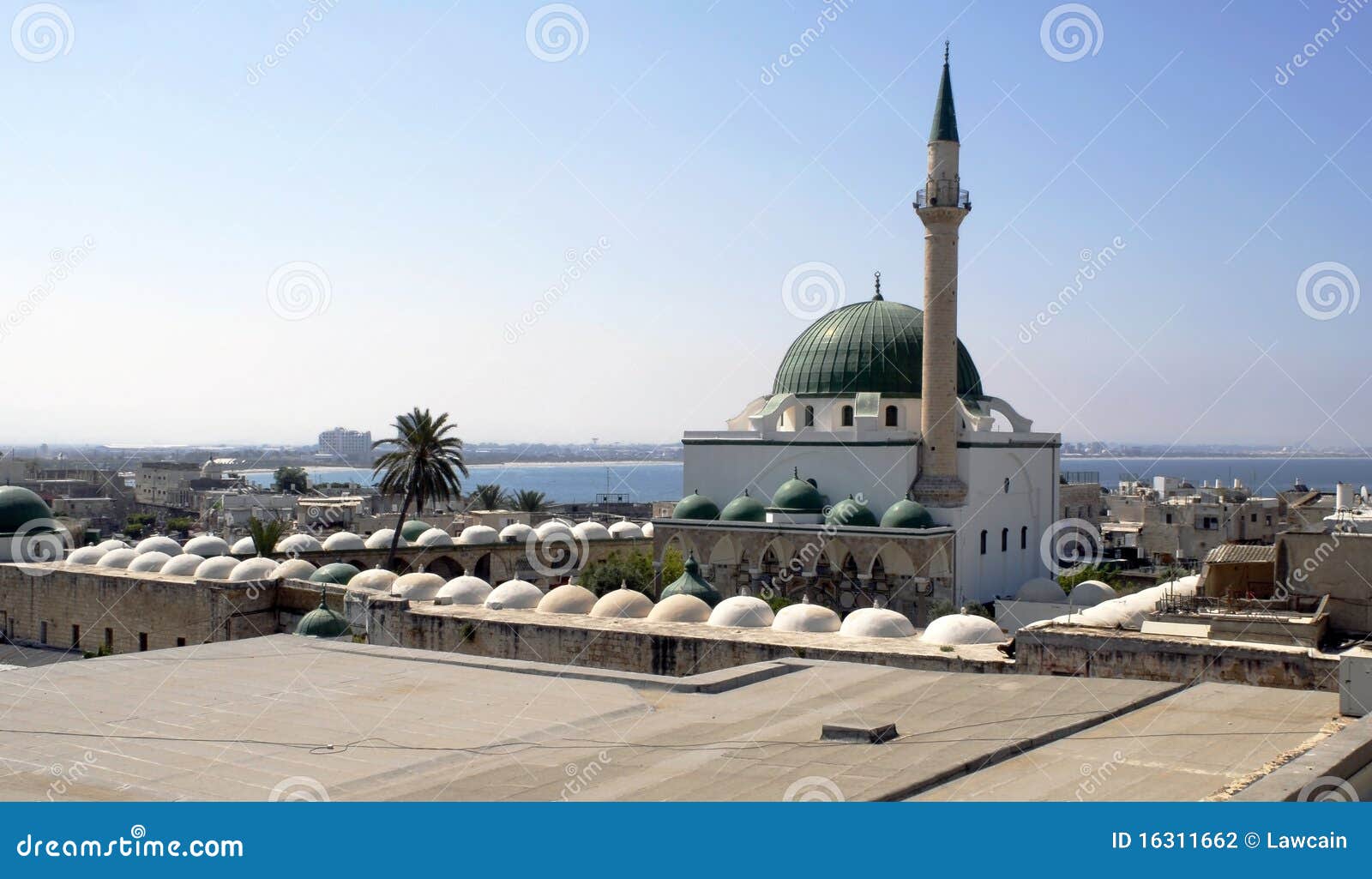 Mosque of Al-Jazzar Pasha stock photo. Image of islam - 16311662
