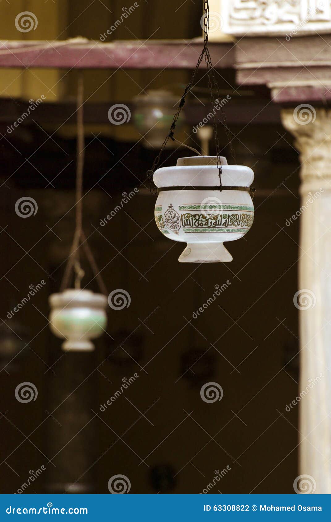 Mosque Ancient Handmade Lights Stock Photo - Image of decorative, item ...