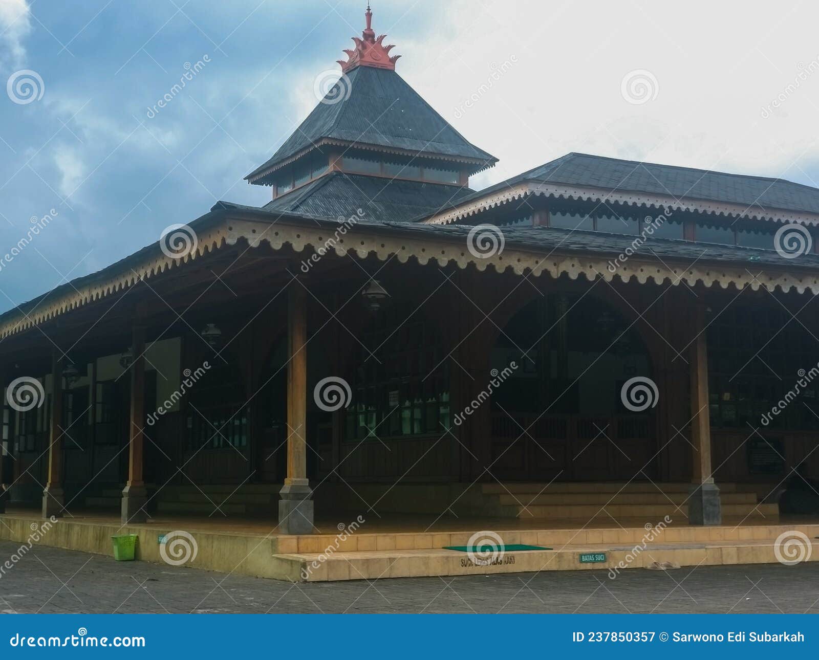 A Mosque with Ancient Javanese Architectural Style in Wonosobo, Central ...