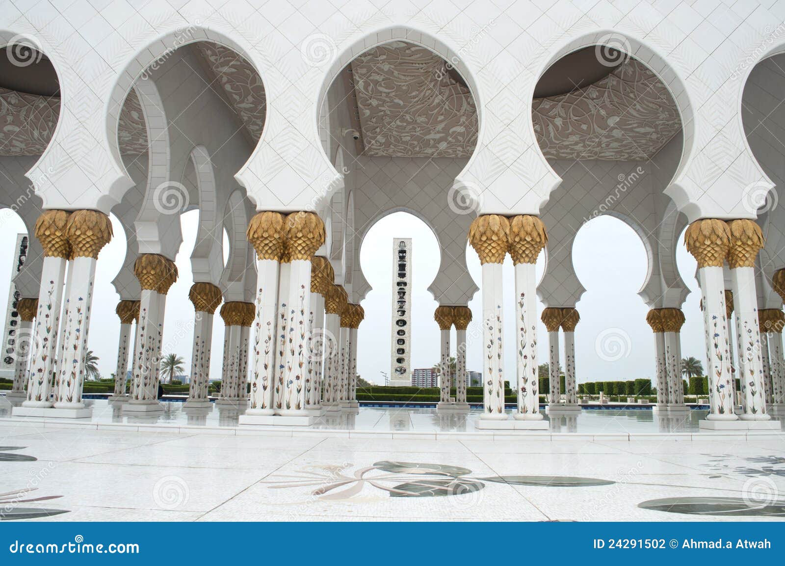 Mosque arches stock photo. Image of islam, arab, islamic - 24291502