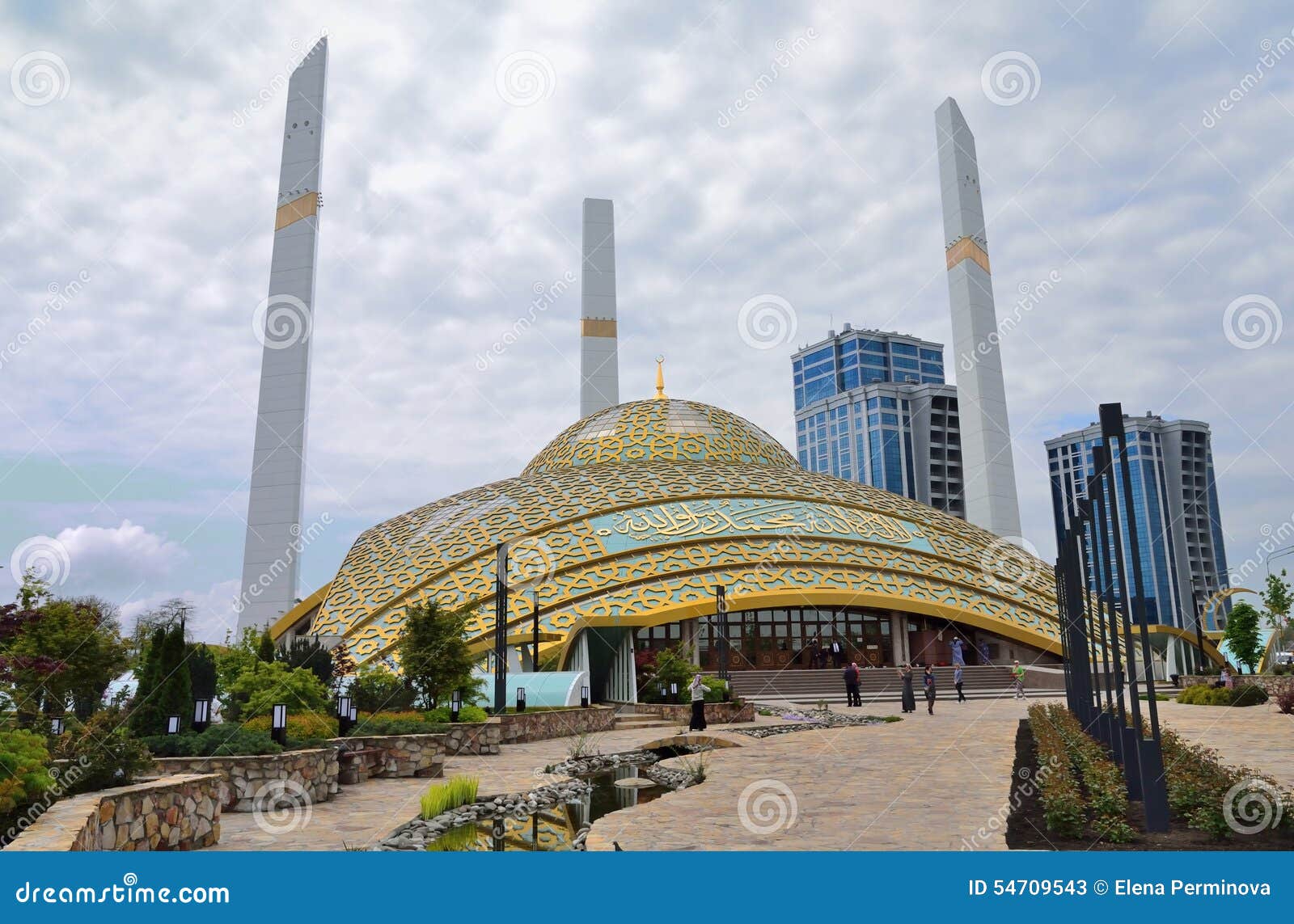 Mosque Argun Chechen Republic Russia Stock Photos - Free & Royalty-Free ...
