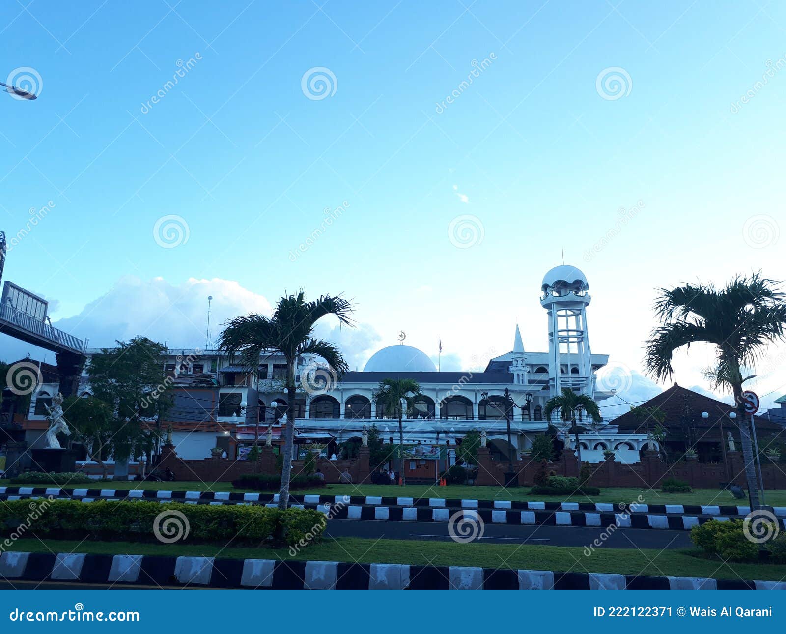 Mosque in Bali stock image. Image of monument, town - 222122371