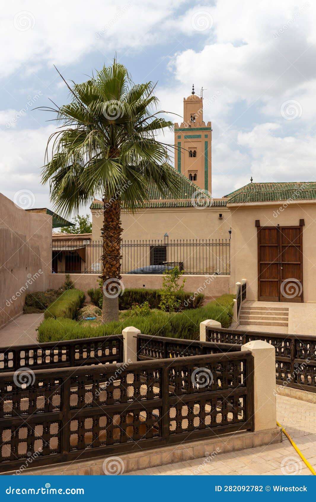 Mosque Ben Youssef in the Medina Quarter of Marrakesh, Morocco Stock ...