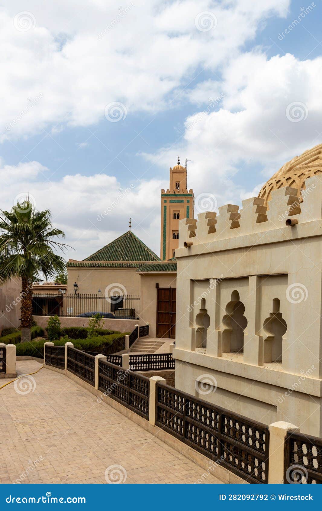 Mosque Ben Youssef in the Medina Quarter of Marrakesh, Morocco Stock ...