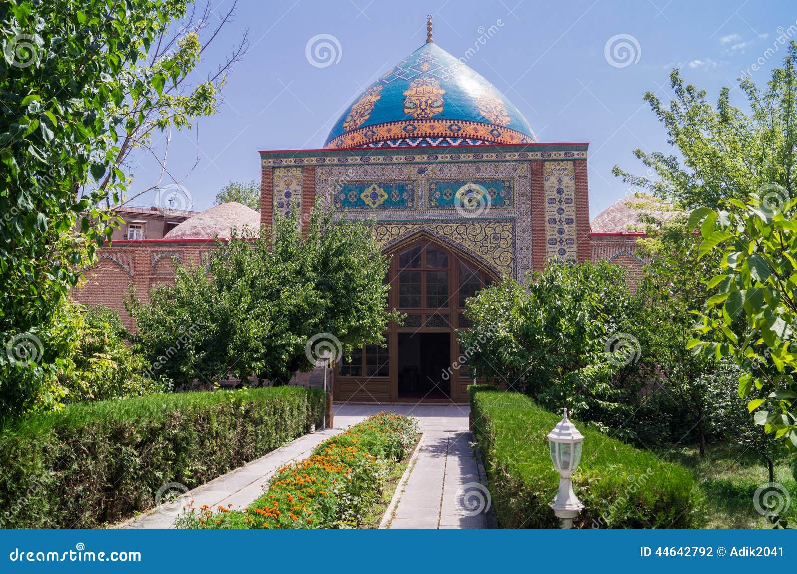 Mosque stock photo. Image of summer, muslim, religious - 44642792