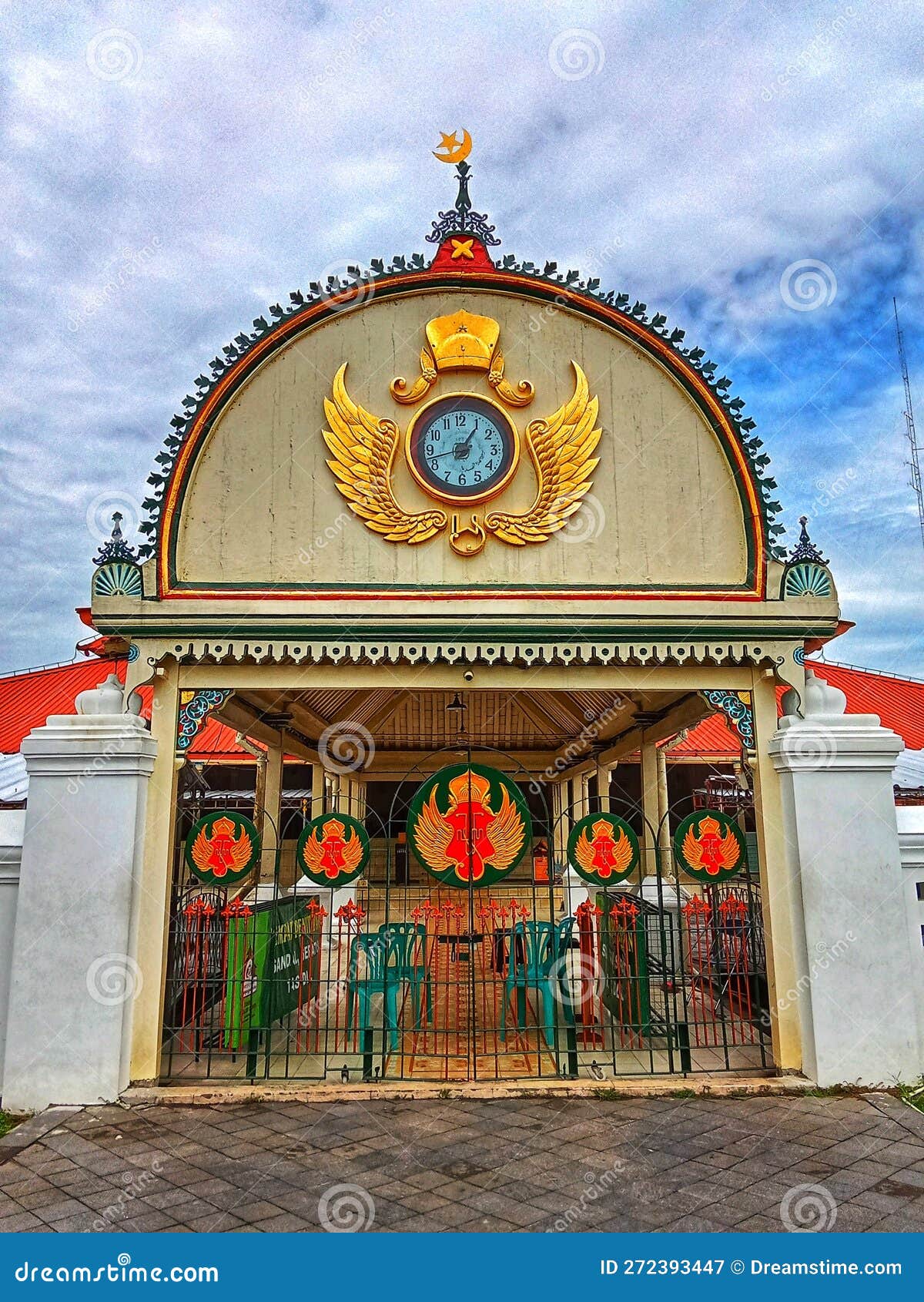 A Mosque Building in the City Yogyakarta Stock Image - Image of ...