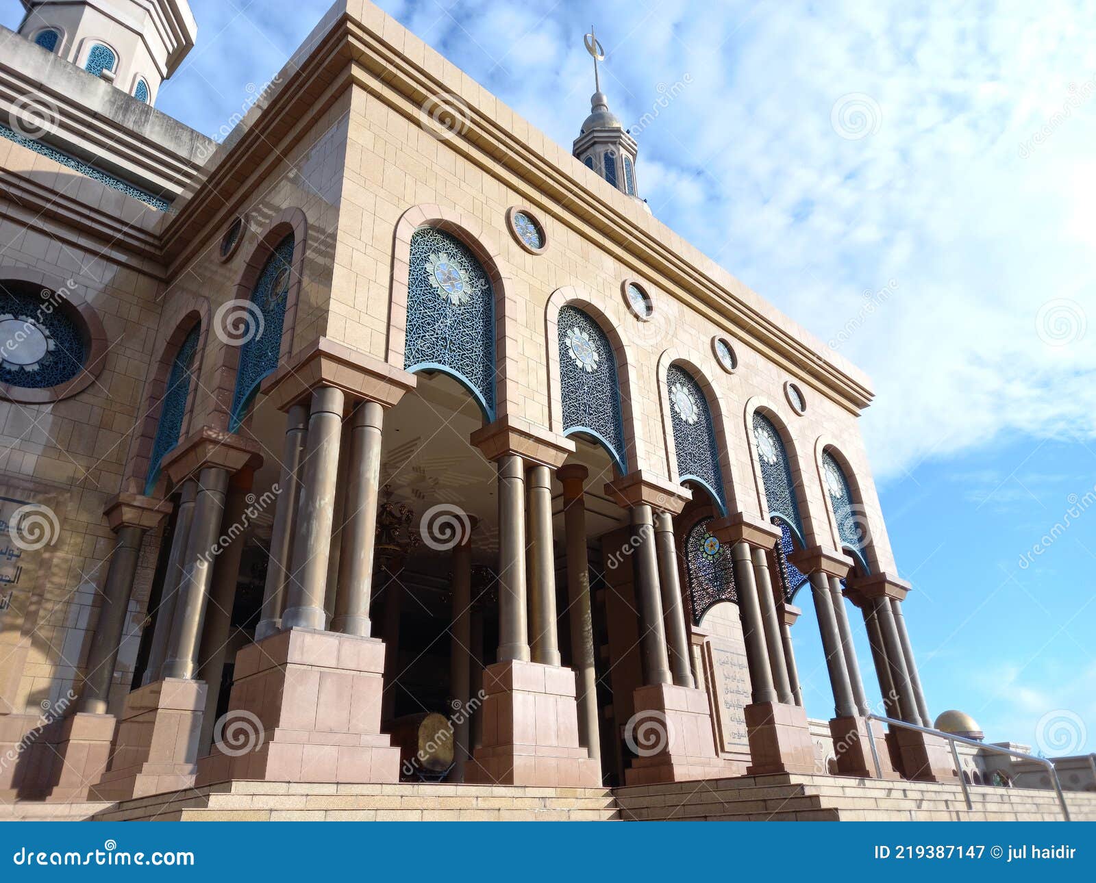 Mosque Building Islamic Center Samarinda Stock Image - Image of ...