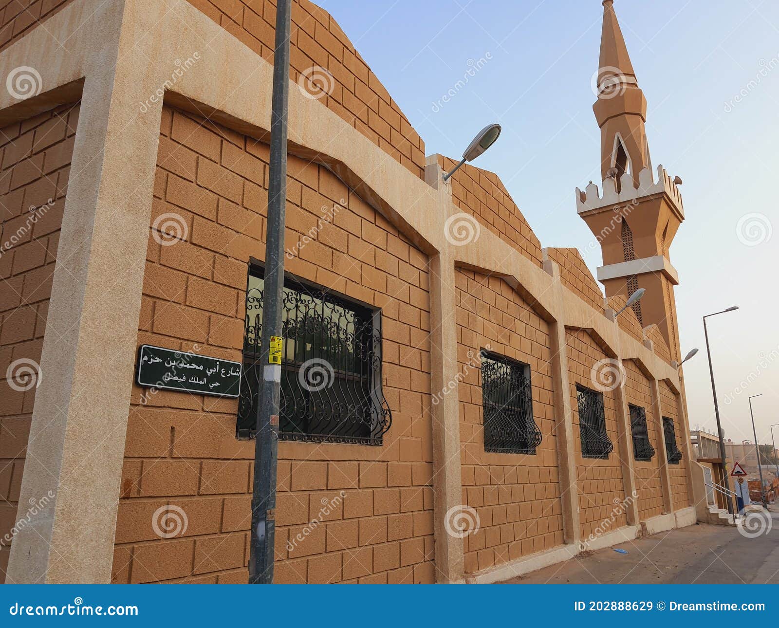 The Unique Mosque Building and Beautiful from Various Angles Stock ...