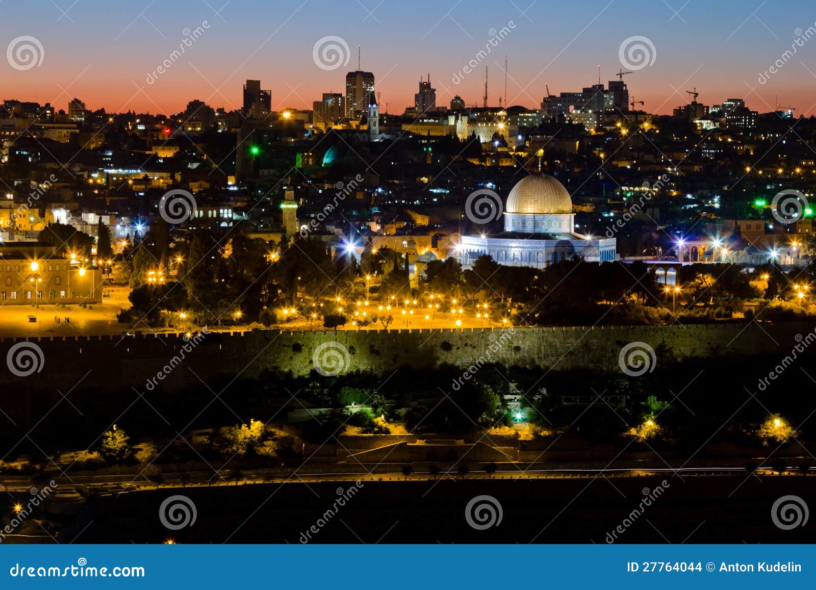 Mosque of Caliph Omar in Jerusalem . Stock Photo - Image of muslim ...