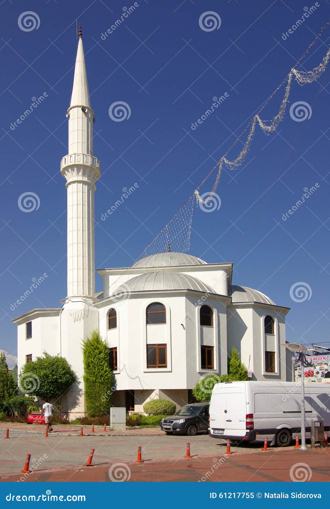 Mosque in the Central Square Editorial Image - Image of people, front ...