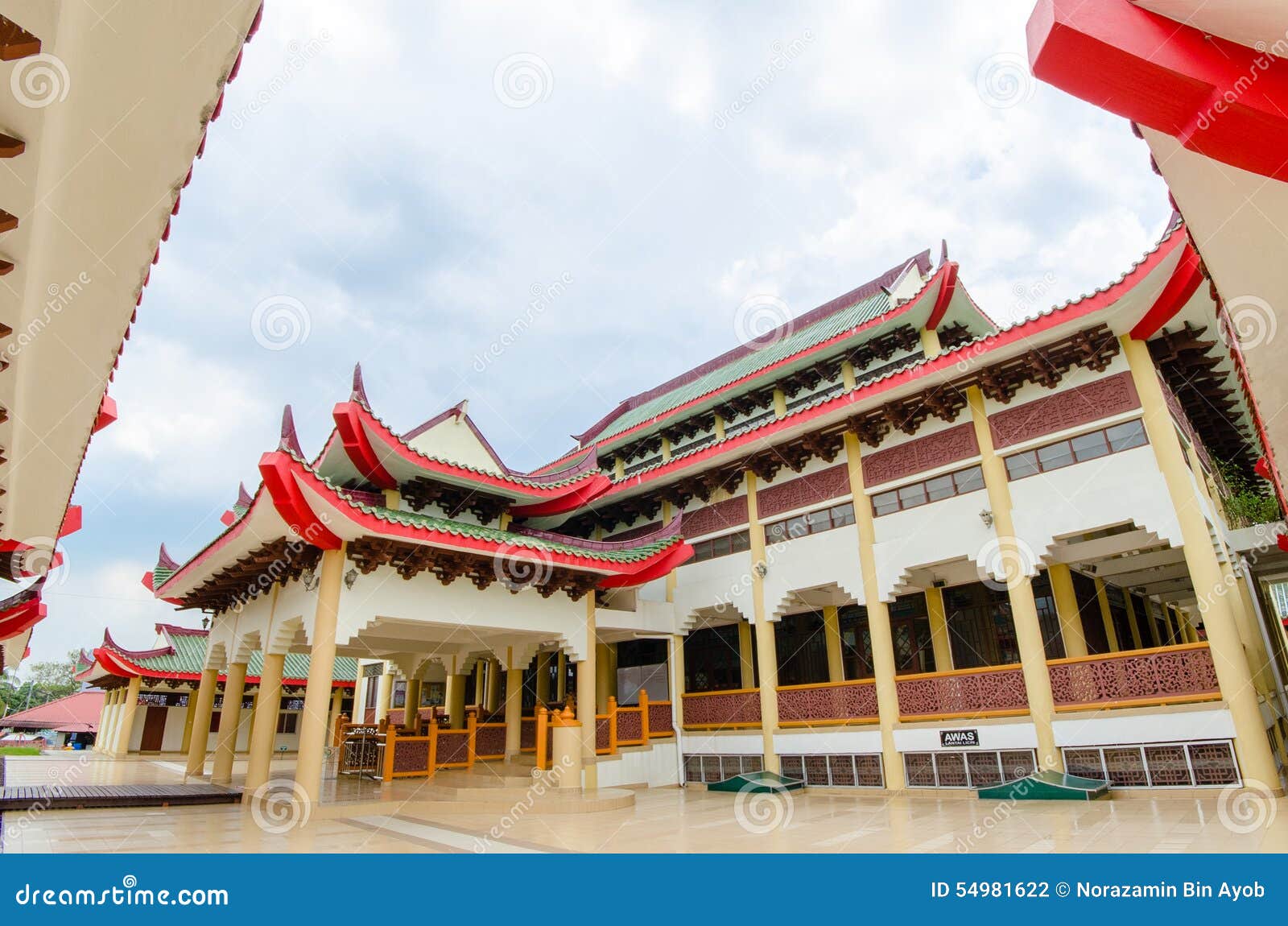 Mosque with Chinese Architecture Stock Photo - Image of religion, china ...