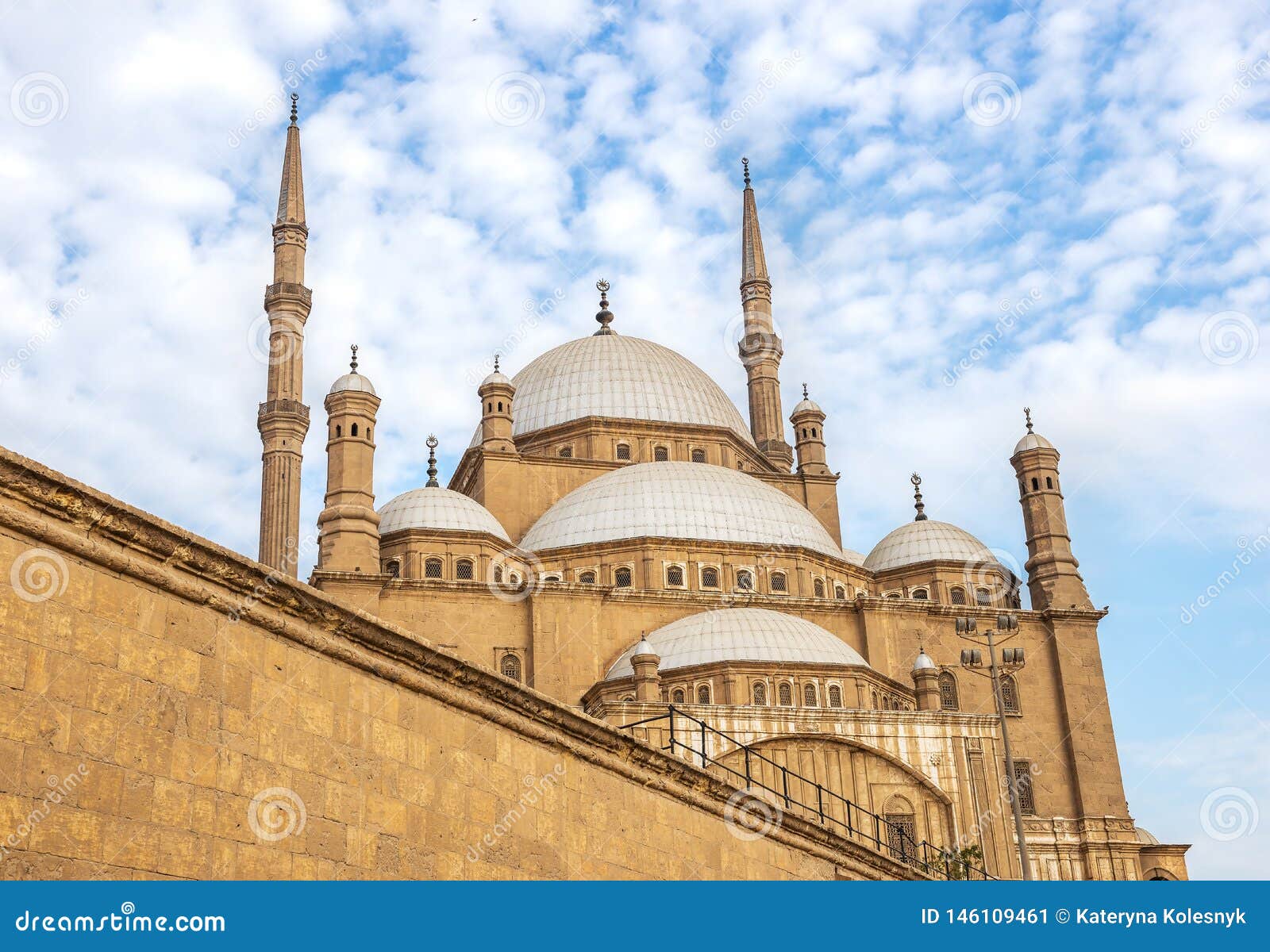 Mosque in Citadel stock image. Image of empire, dome - 146109461