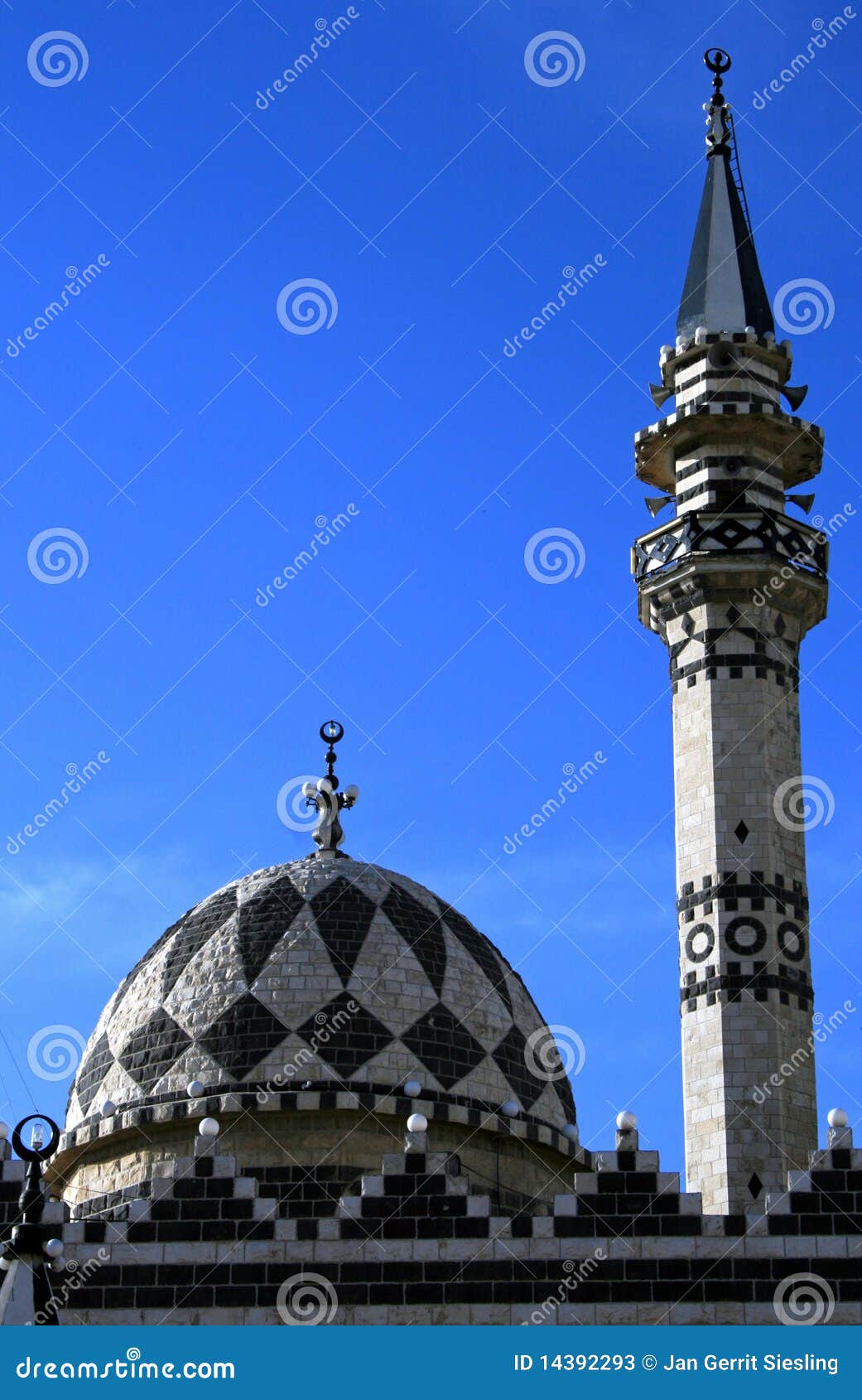 Mosque in the City of Amman Stock Image - Image of city, building: 14392293