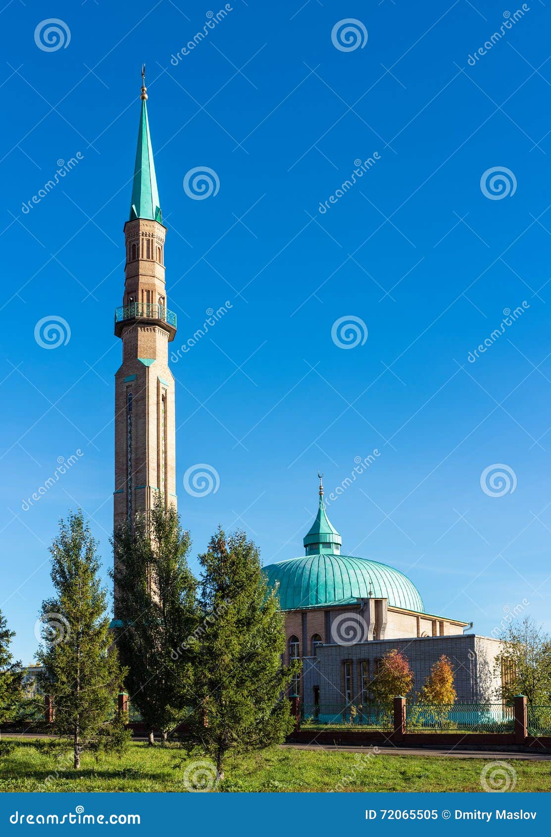 Mosque in the City of Elabuga Stock Image - Image of contemporary ...