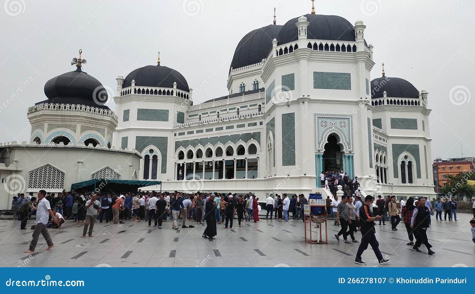 A Mosque in the City of Medan is Called Raya Mosque Editorial ...
