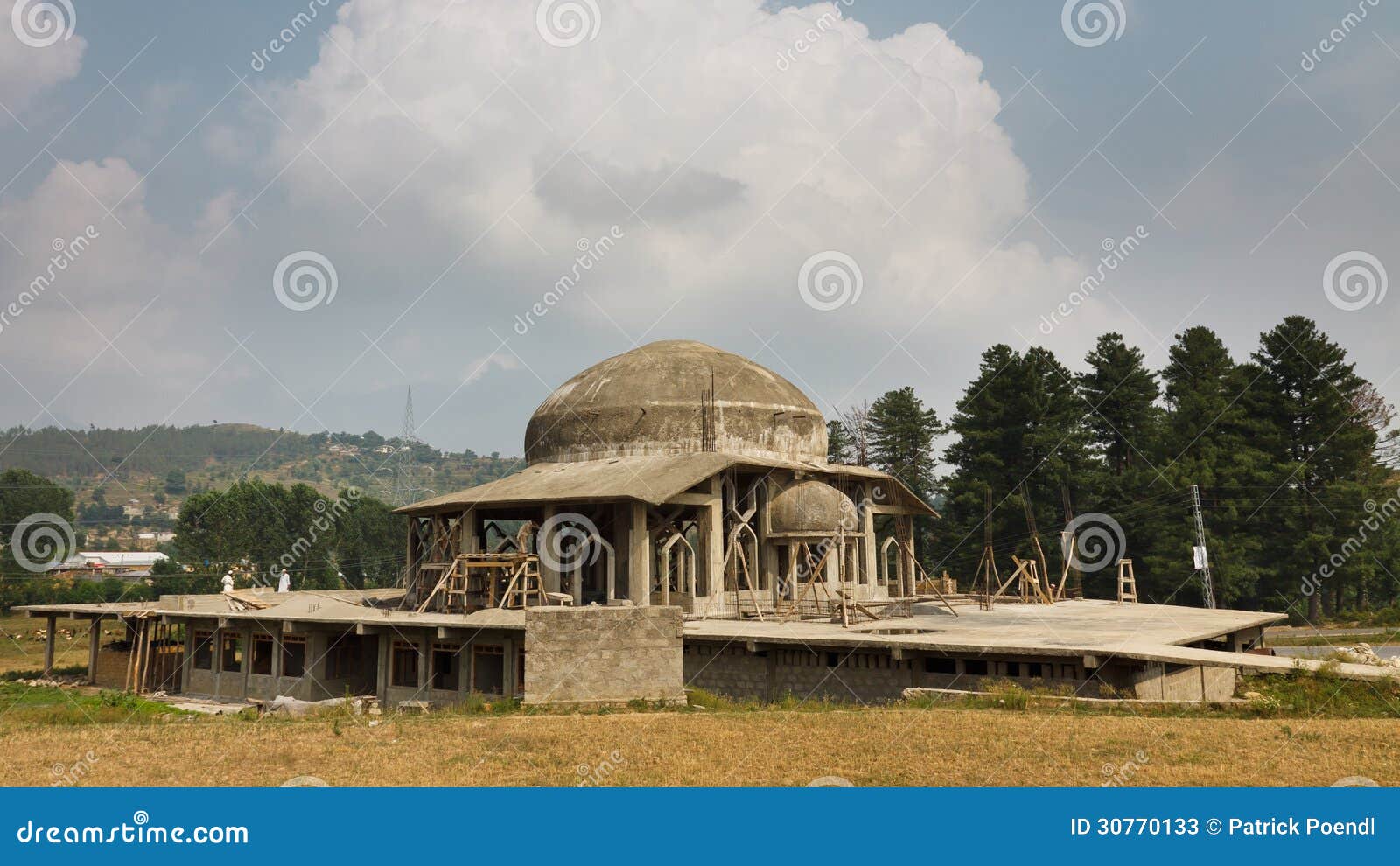 Mosque Construction Site stock image. Image of allah - 30770133
