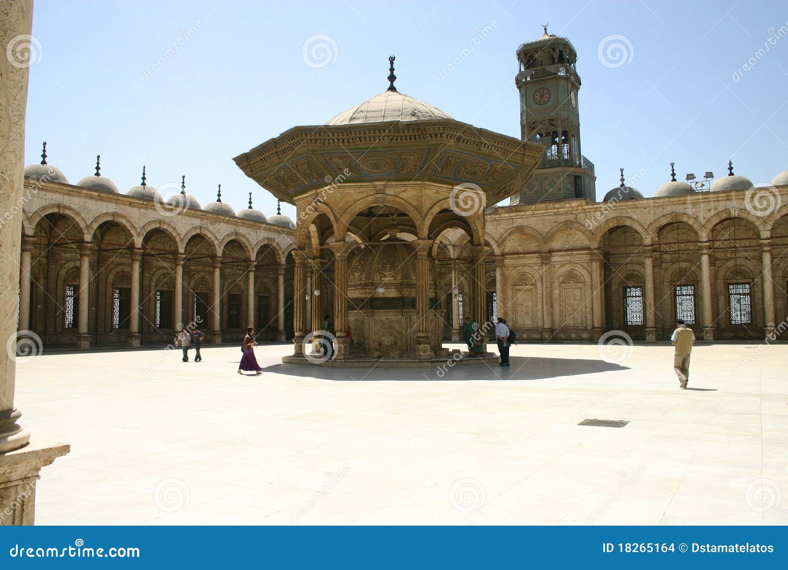 Mosque Courtyard stock photo. Image of architecture, religion - 18265164