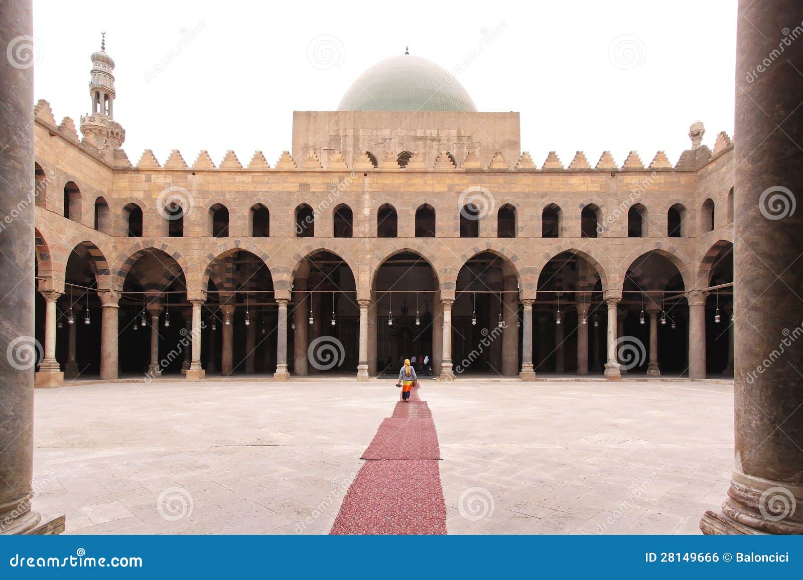 Mosque courtyard stock photo. Image of arch, medieval - 28149666