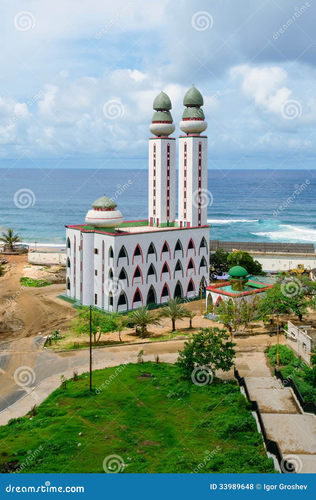 The Mosque of Divinity stock photo. Image of senegal - 33989648