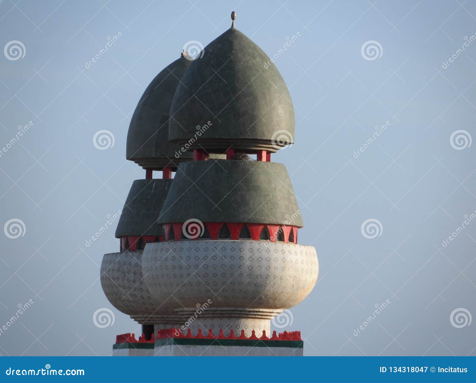 MOSQUE of DIVINITY in FRONT of DAKAR BEACH Stock Image - Image of color ...