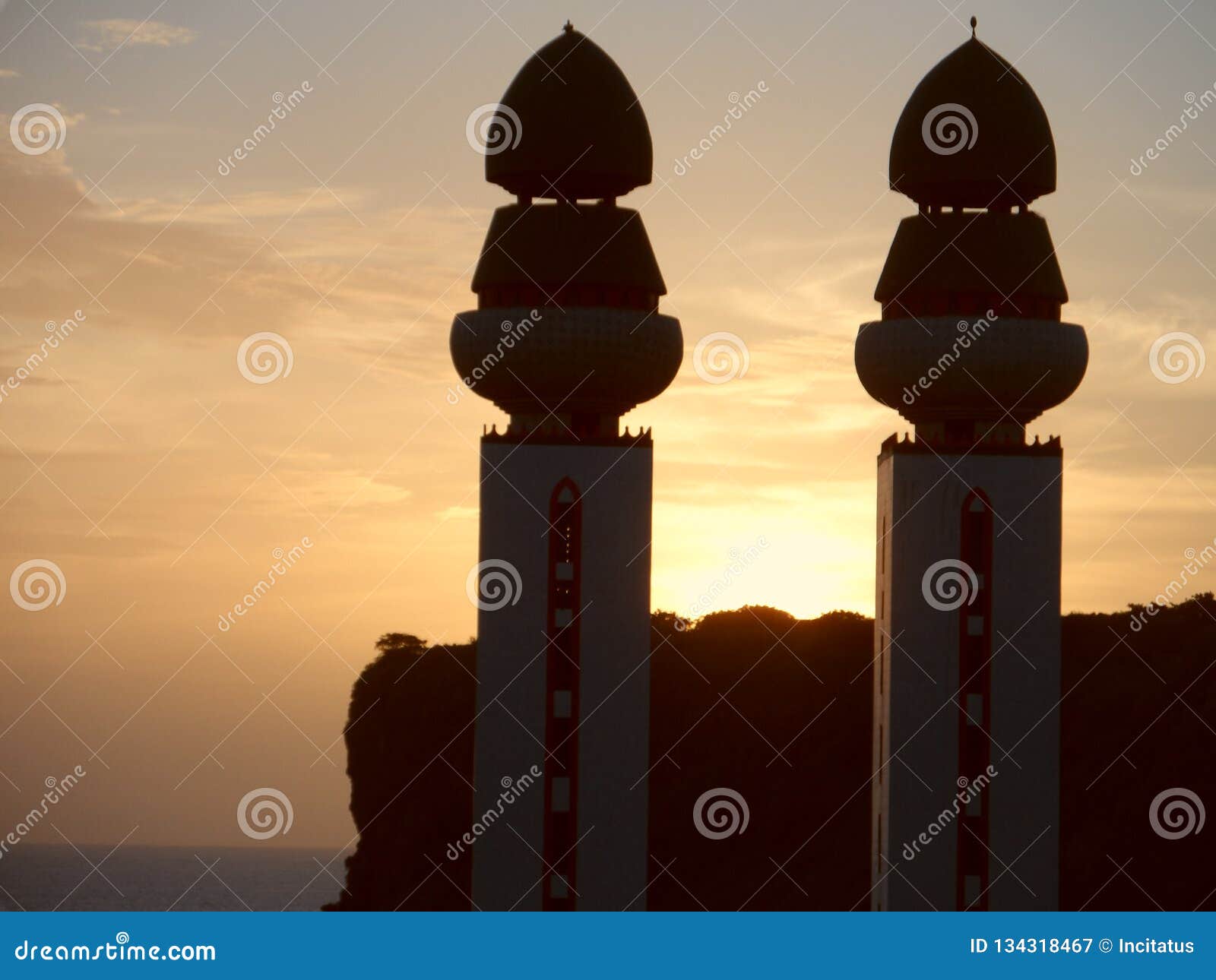 MOSQUE of DIVINITY in FRONT of DAKAR BEACH Stock Image - Image of beach ...
