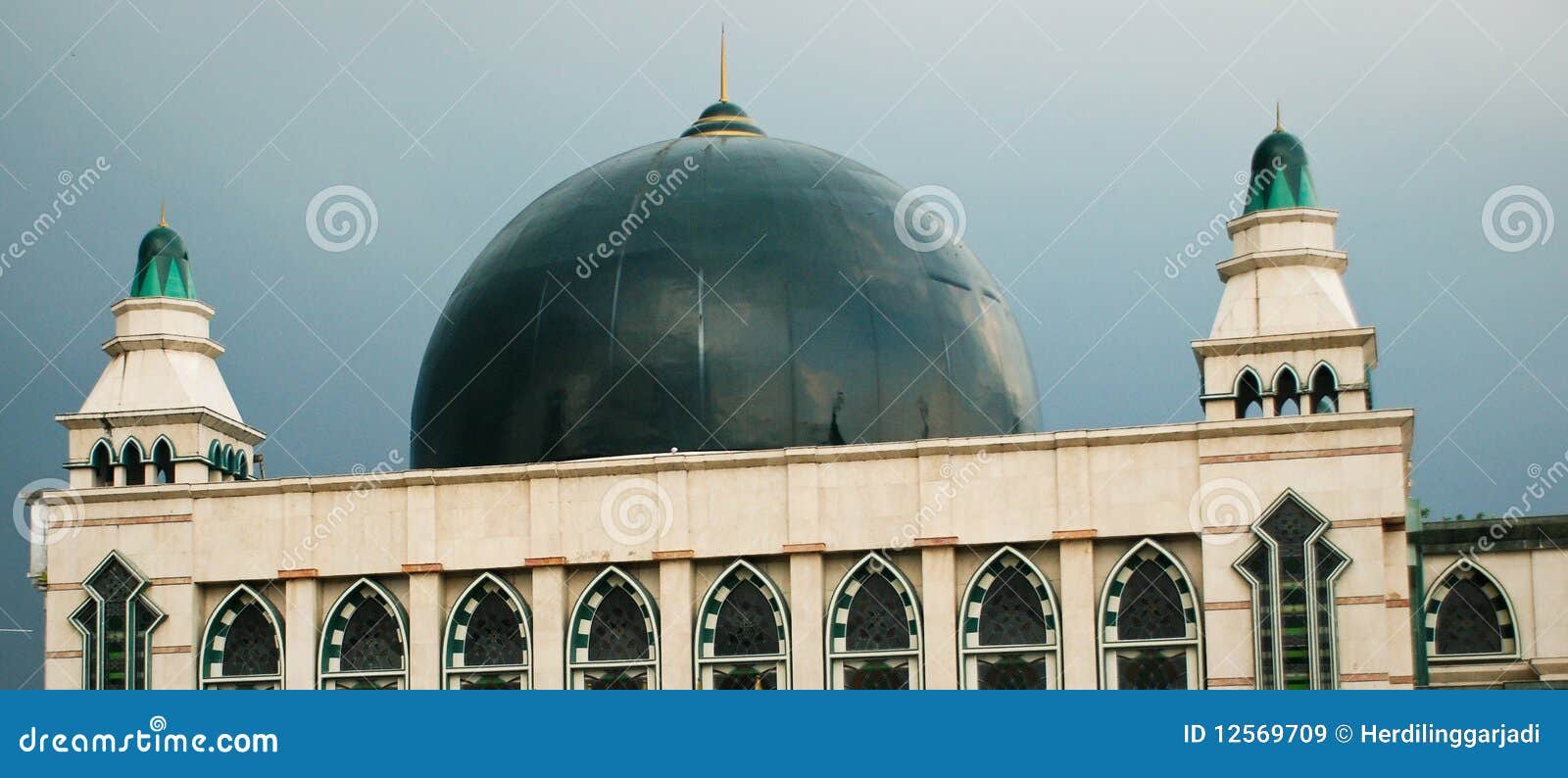 Mosque Dome stock image. Image of building, dome, asia - 12569709