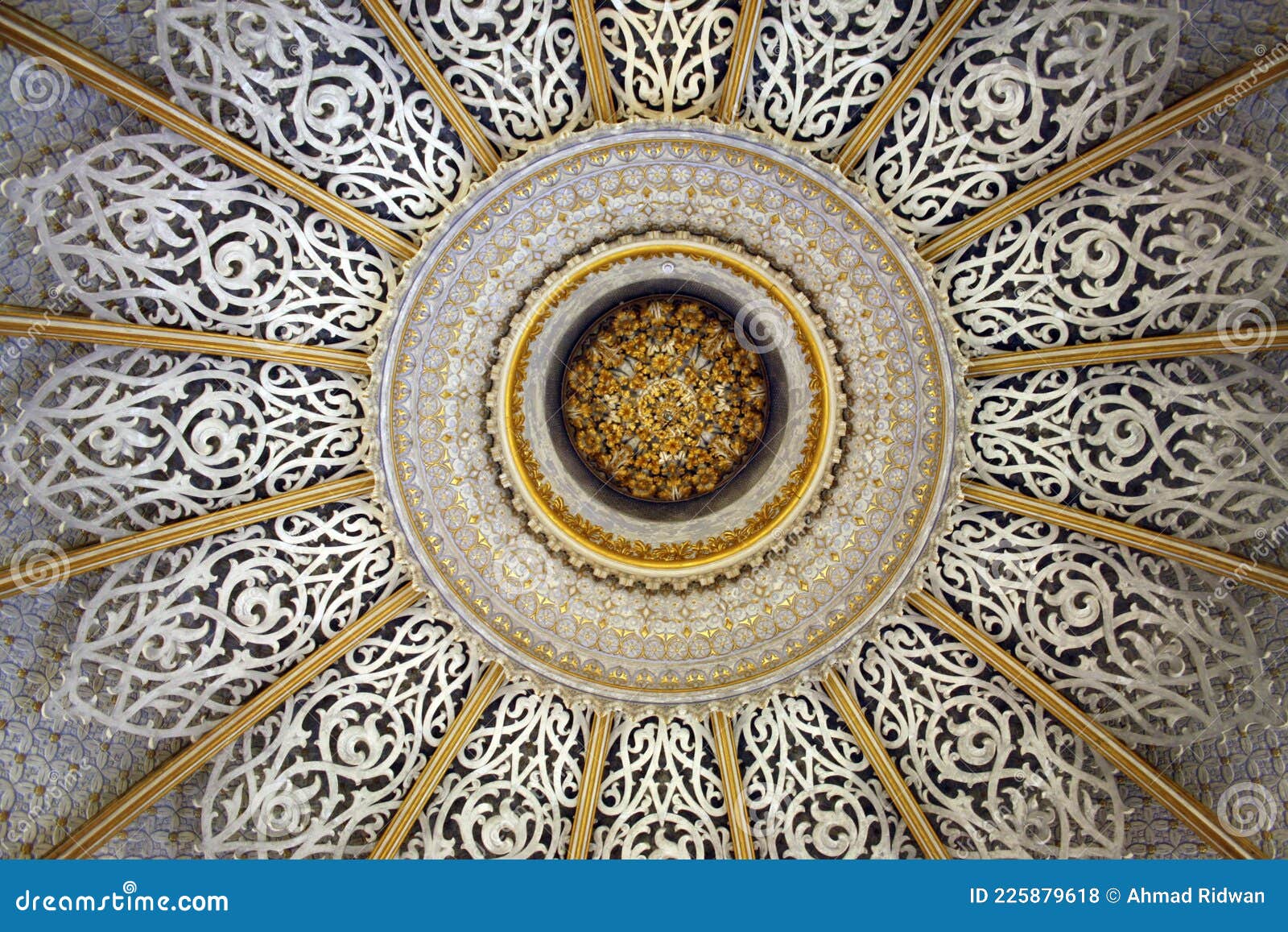 Mosque Dome Architecture in Arabic Style. Stock Photo - Image of ...