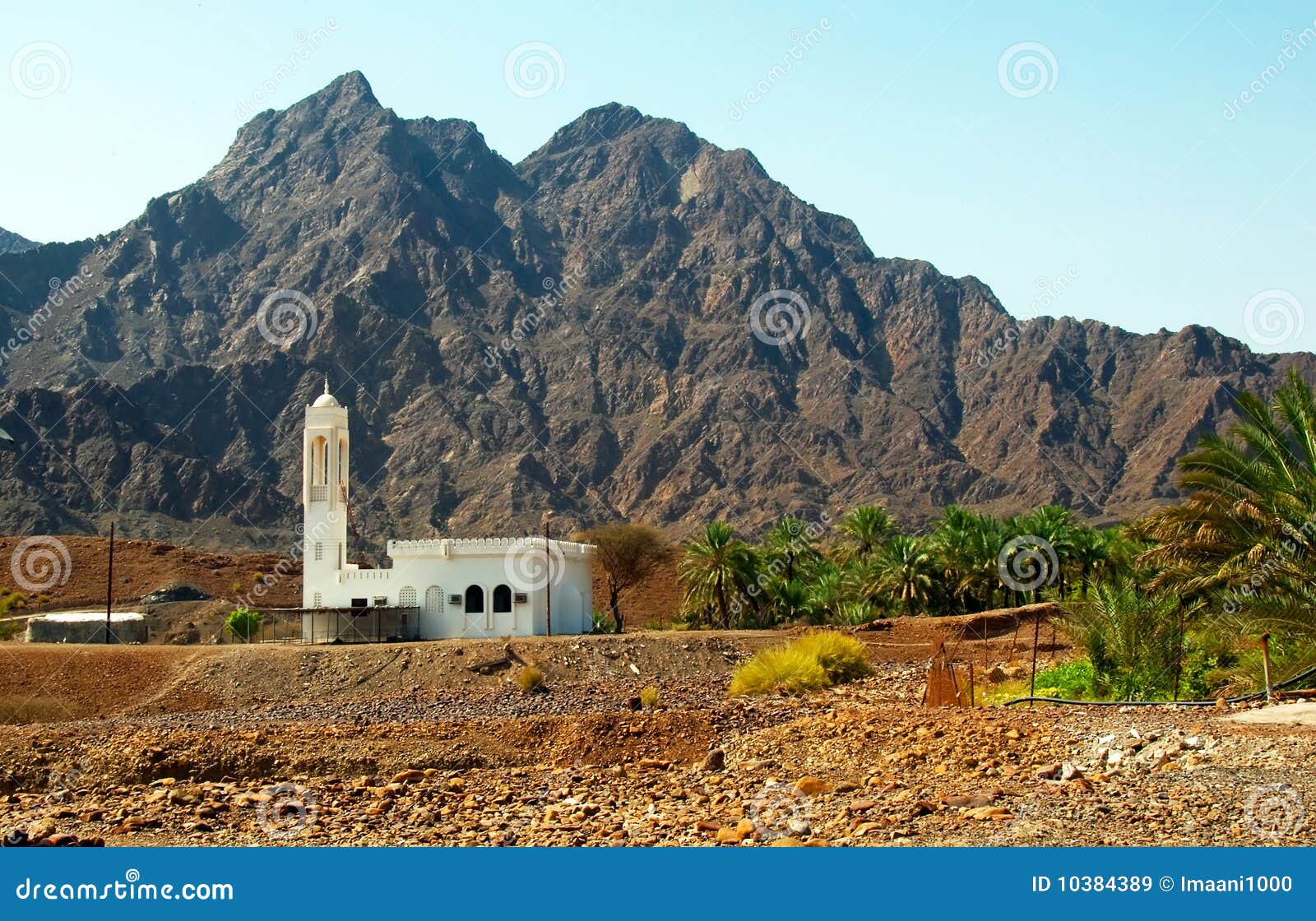 Mosque the Dubai Desert stock image. Image of religion - 10384389