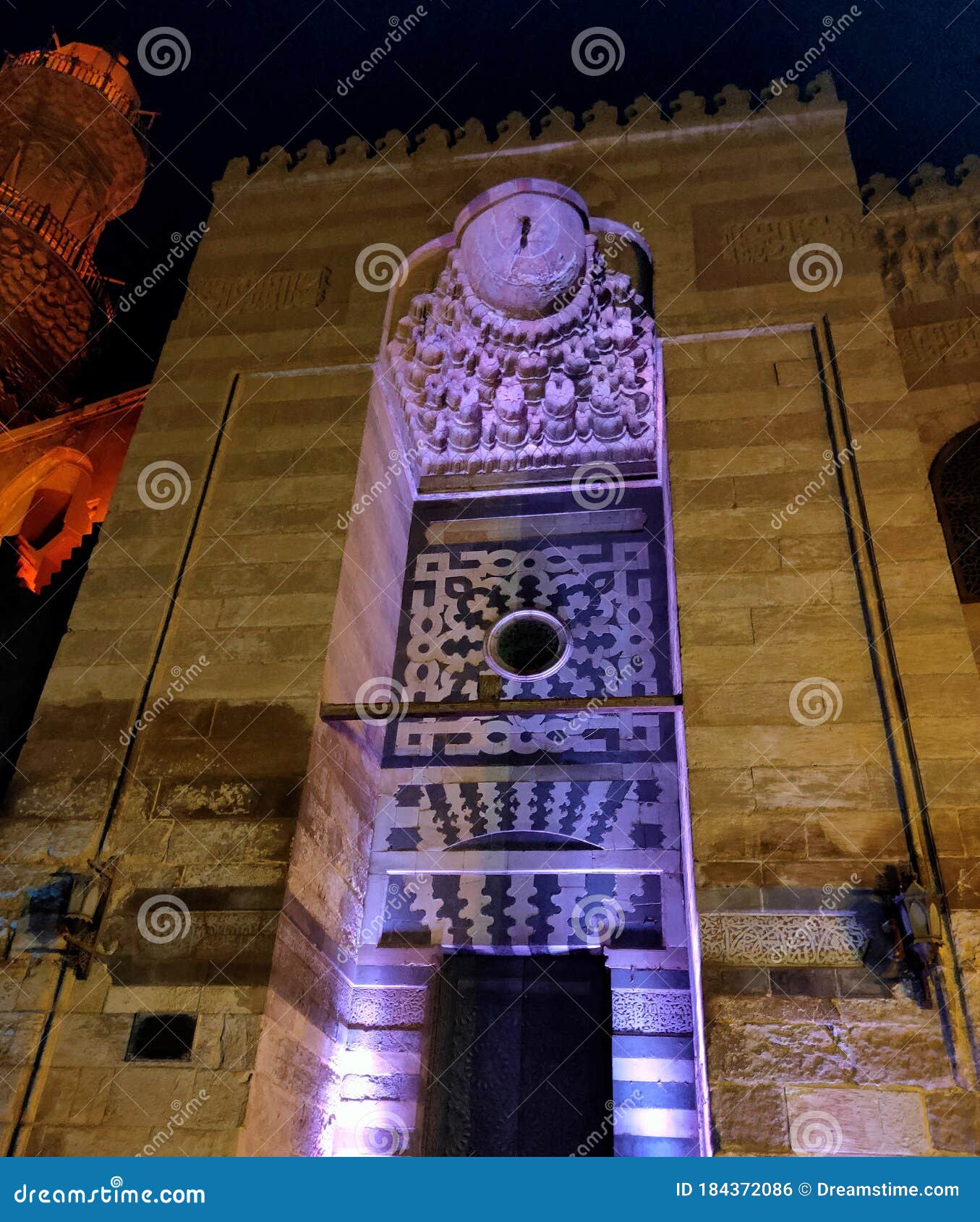 Mosque in El Moaaz Street- Cairo- Egypt Stock Photo - Image of landmark ...