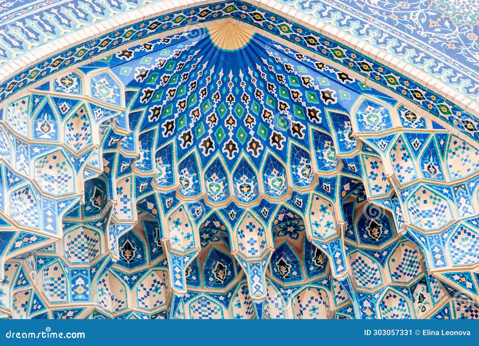 Mosque Exterior Pattern, Details. Samarkand, Uzbekistan. Central Asia ...