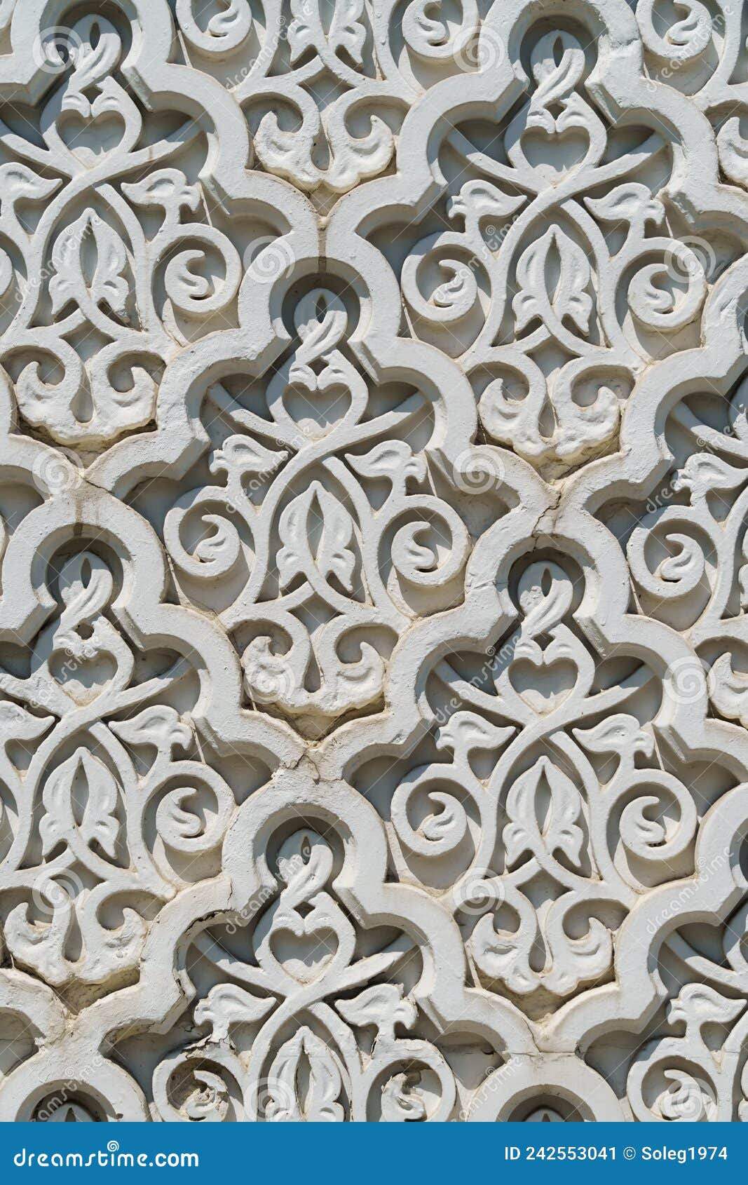 Mosque Facade Pattern, Close View of Wall Stock Image - Image of ...