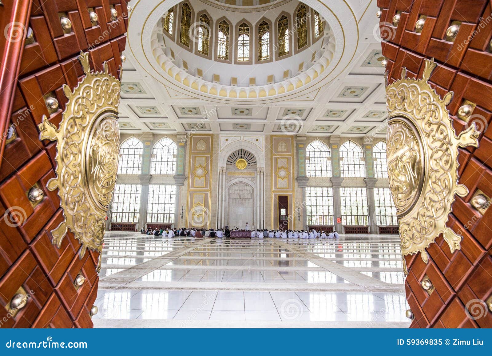 Mosque and gate stock image. Image of medieval, islamic - 59369835