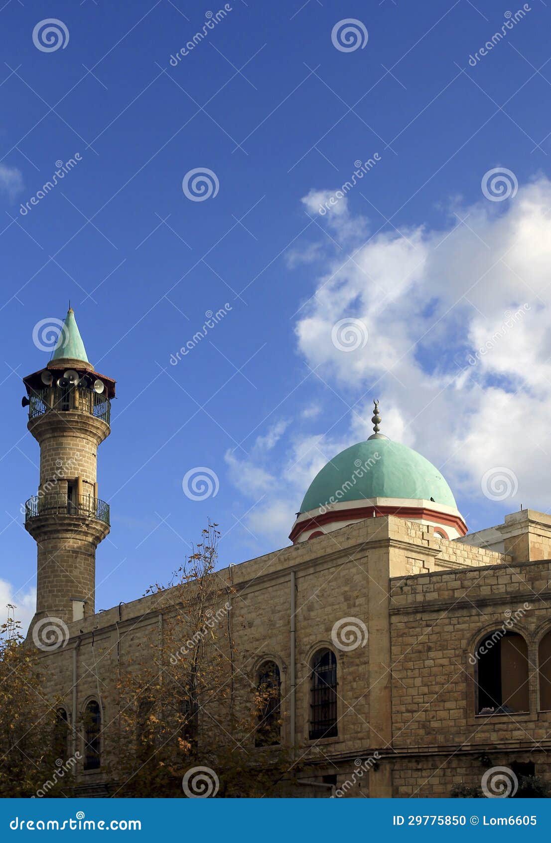 Mosque in Haifa stock photo. Image of building, monuments - 29775850