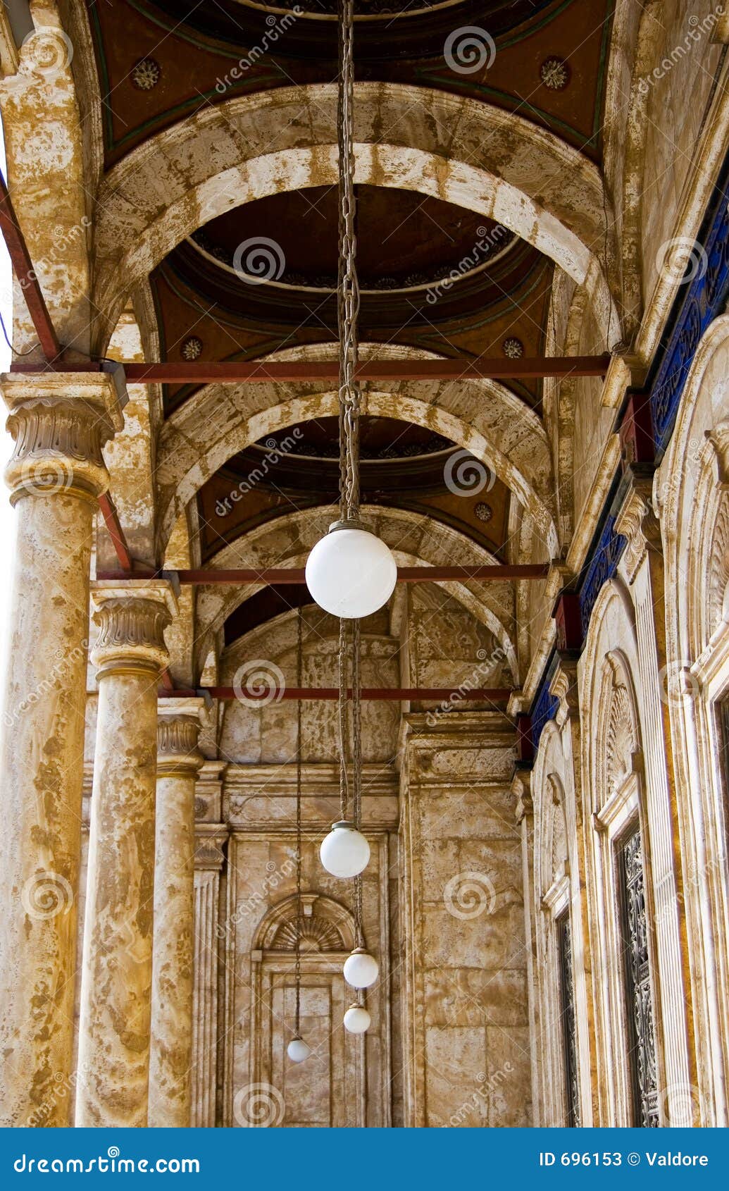 Mosque Hallway stock image. Image of mosques, largest, faith - 696153