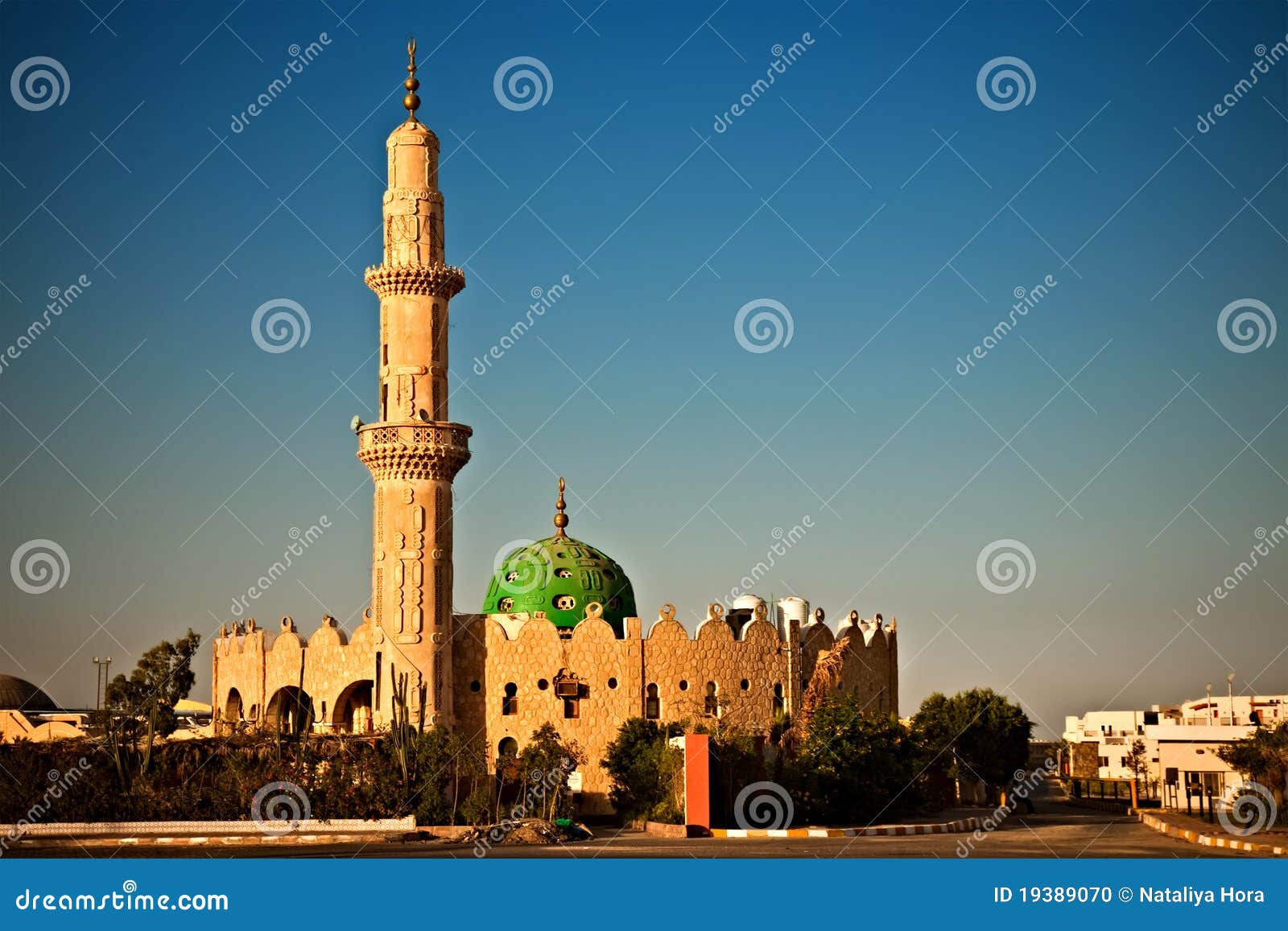 Mosque in Hurghada, Egypt stock photo. Image of landmark - 19389070