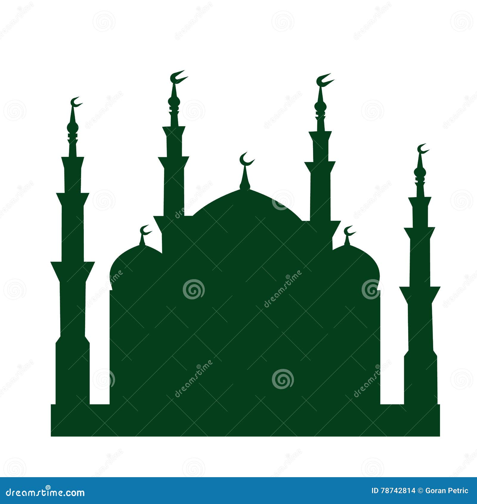 Mosque Icon.Mosque Vector stock illustration. Illustration of ...