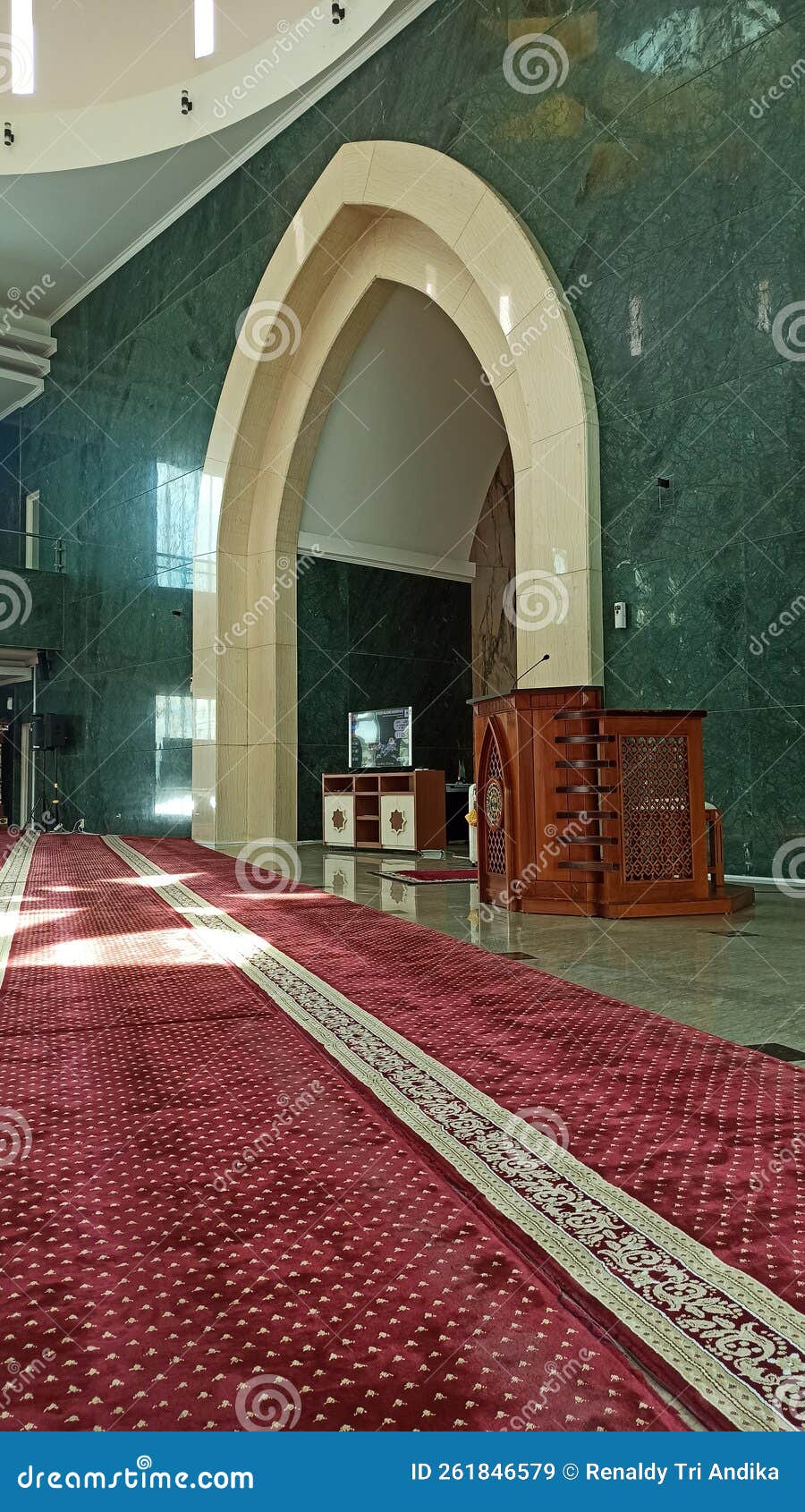 Mosque at Indonesia. Using Low Angle and Perspective Technique of ...