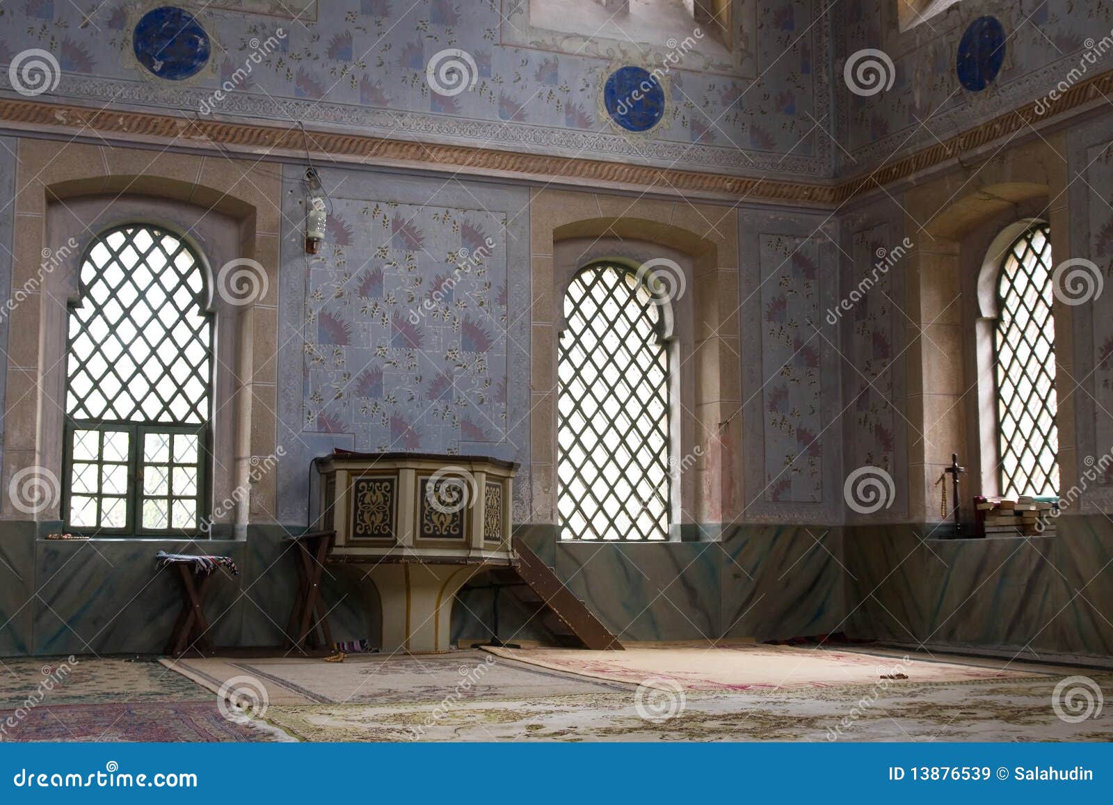 Mosque interior stock image. Image of mosque, worship - 13876539