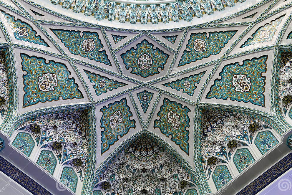 Mosque Interior stock photo. Image of mosque, oman, culture - 20104736