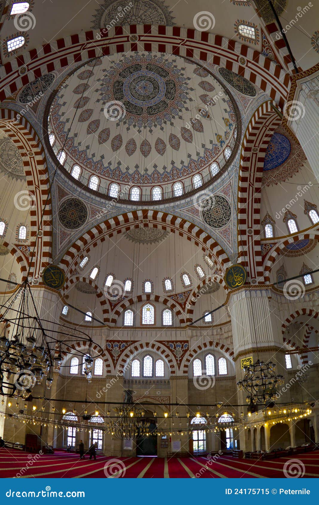 Mosque interior stock image. Image of holy, mosque, history - 24175715