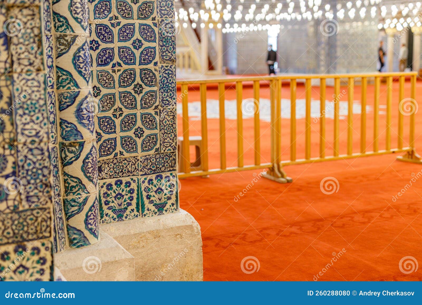 Mosque Interior Details in Closeup View Editorial Image - Image of ...