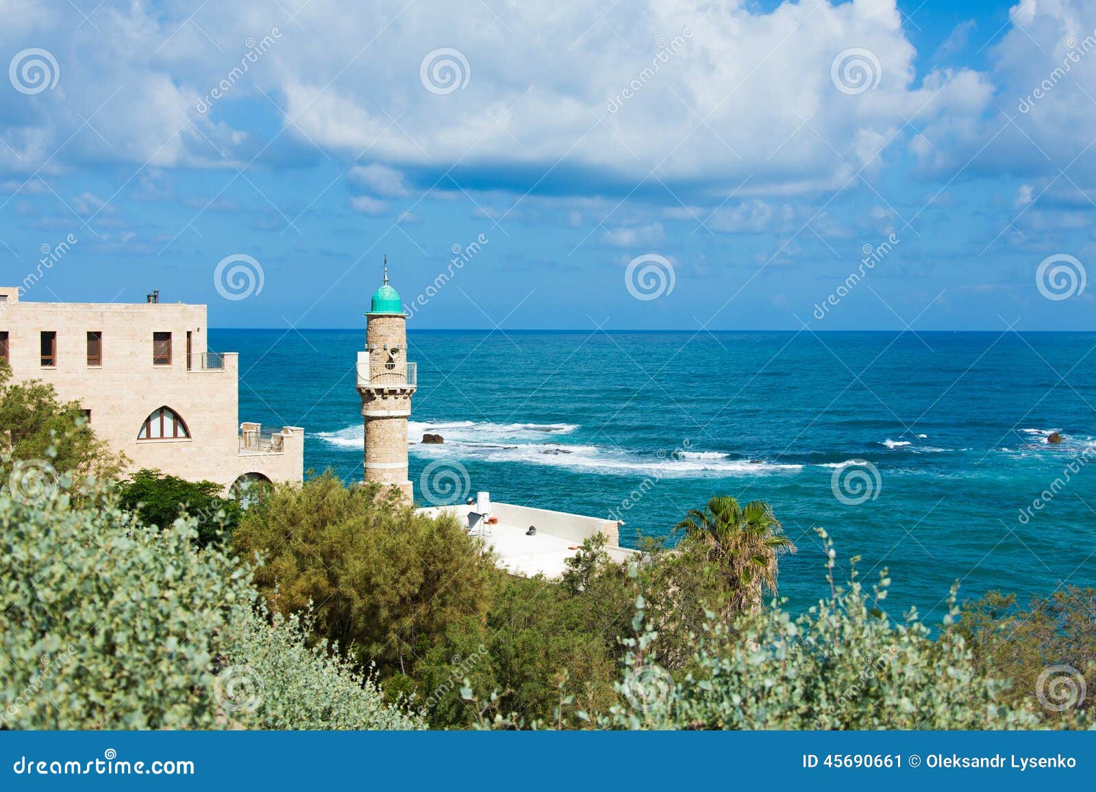 Mosque in Jaffa stock image. Image of israel, architecture - 45690661